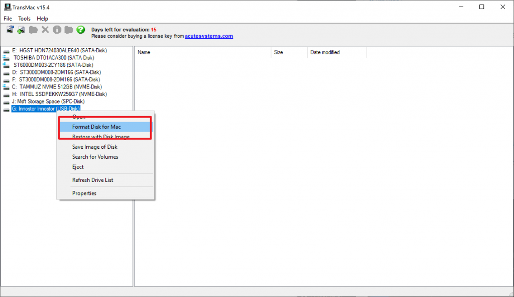 윈도우에서 macOS 설치 USB 만들기 – TransMac 사용법 정리